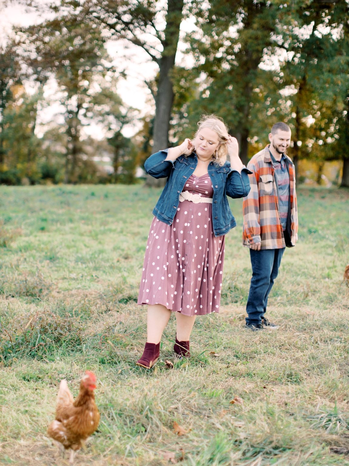Daniel + Whitney : A Farmyard Engagement - Di Images LLC